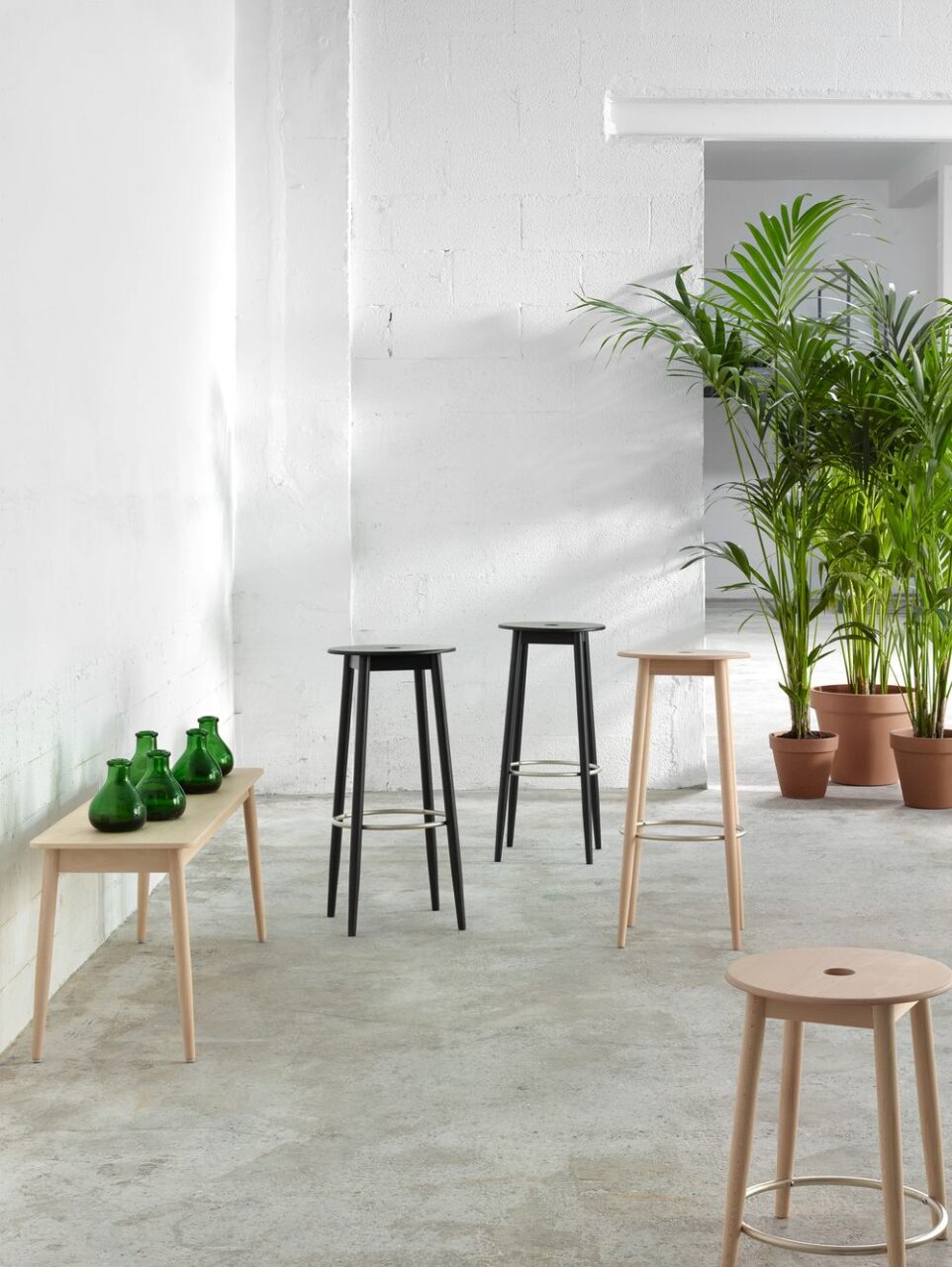 Taburete Oto de Ondarreta — Boceto — Muebles e Iluminación en Valencia.